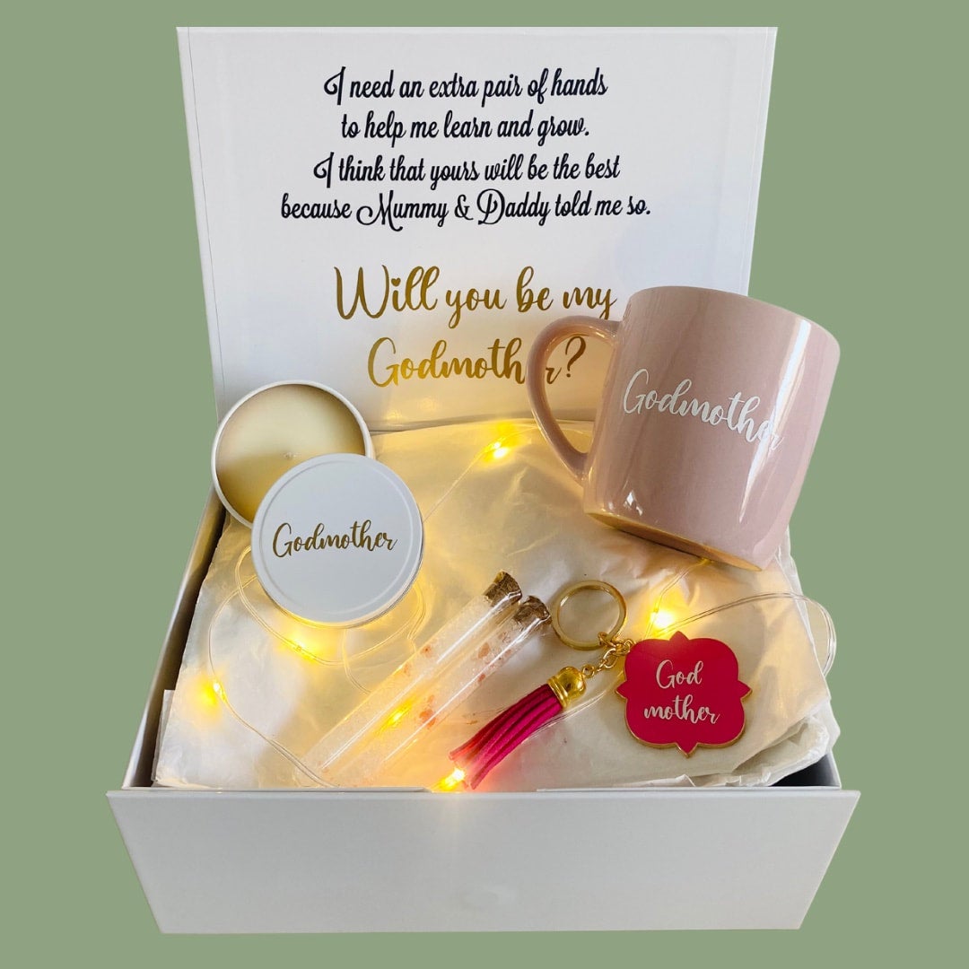 Personalised Godmother Proposal Box | Clover Creations